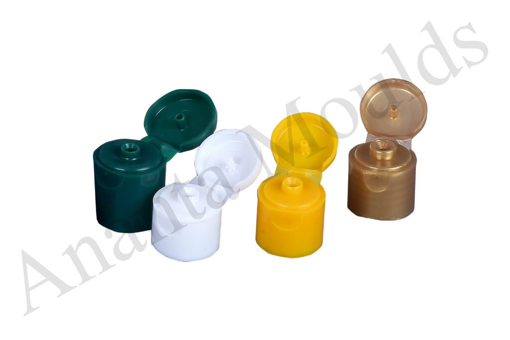 Flip Top Cap Moulds - Oval, Round, Talcum & More