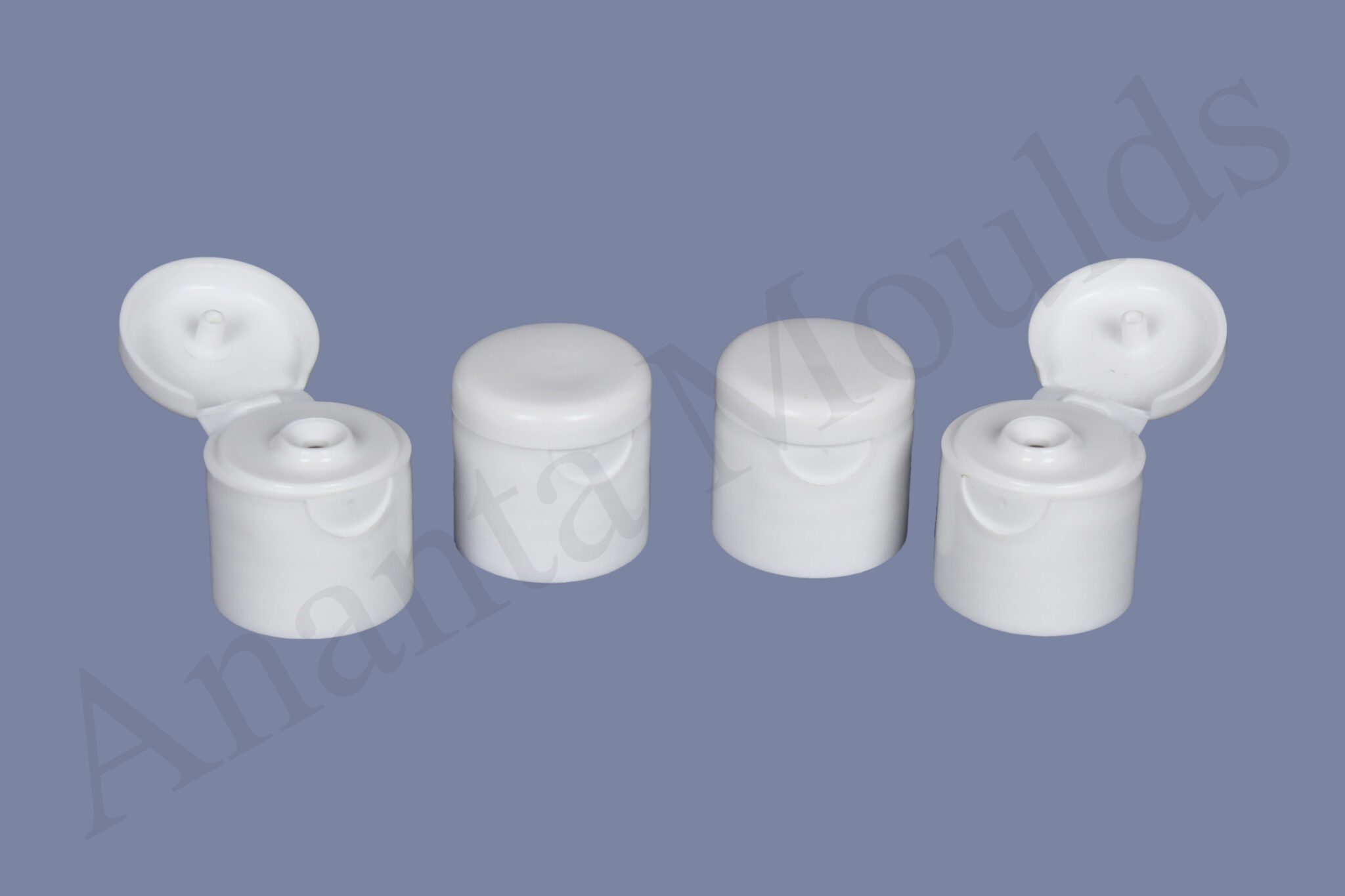 Flip Top Cap Moulds - Oval, Round, Talcum & More