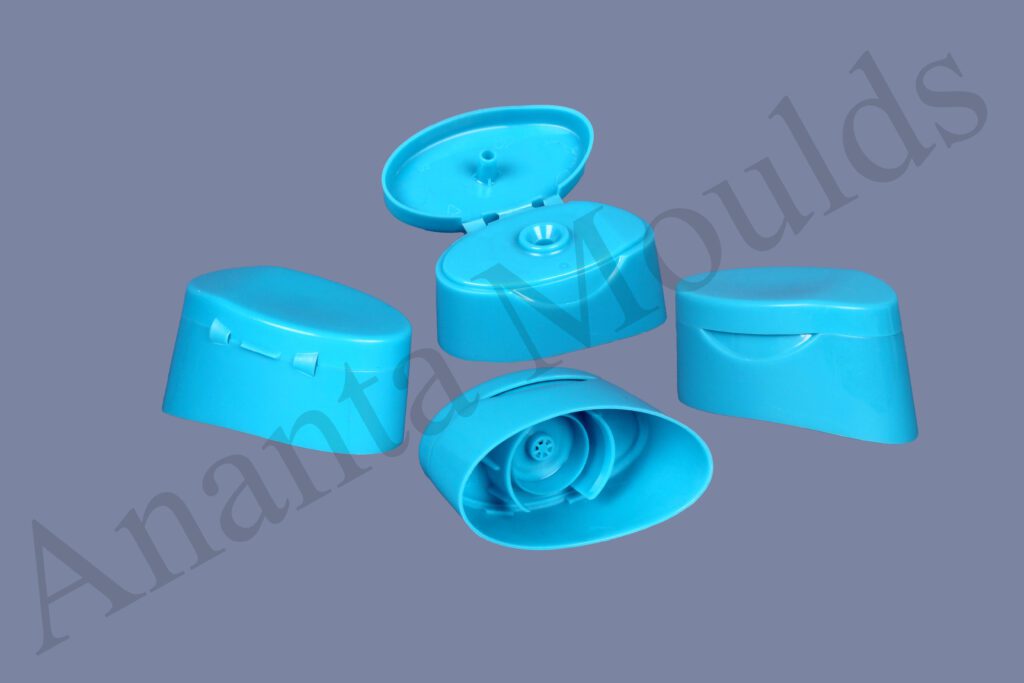 Flip Top Cap Moulds - Oval, Round, Talcum & More