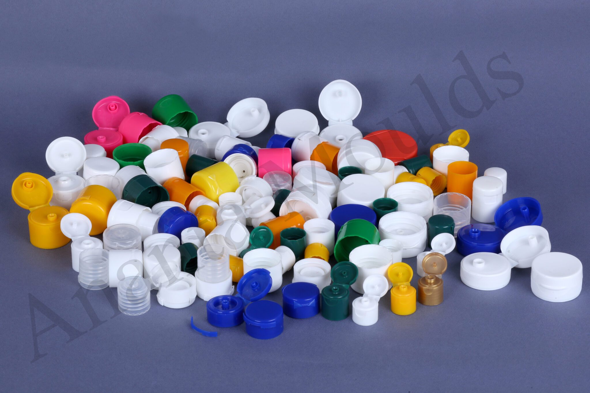 Flip Top Cap Moulds - Oval, Round, Talcum & More